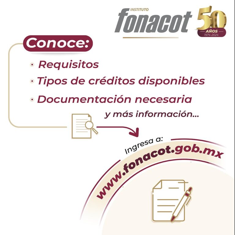 Conoce los requisitos necesarios para solicitar un crédito Fonacot y ...